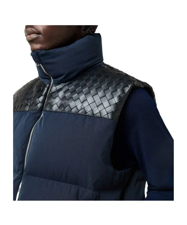 Bottega Veneta Intreccio Weave Sleeveless Gilet
