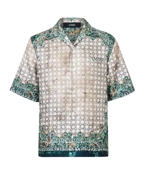 Amiri Printed Short-sleeve Shirt
