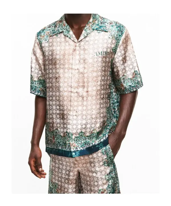 Amiri Printed Short-sleeve Shirt