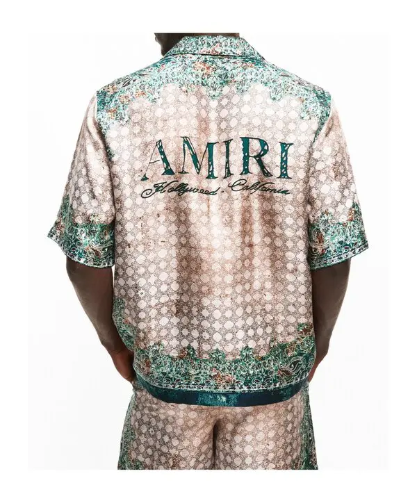 Amiri Printed Short-sleeve Shirt