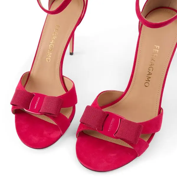 FERRAGAMO Roxy Stiletto Court Shoes - Red