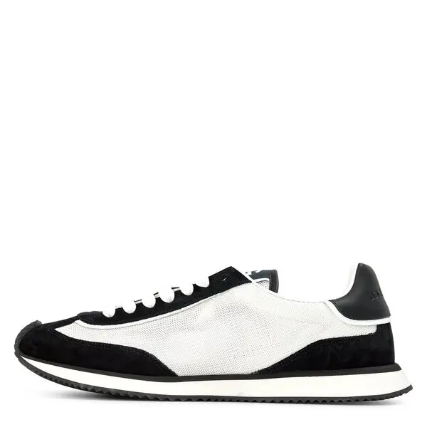 Dolce & Gabbana Color-blocked Suede And Mesh Sneakers