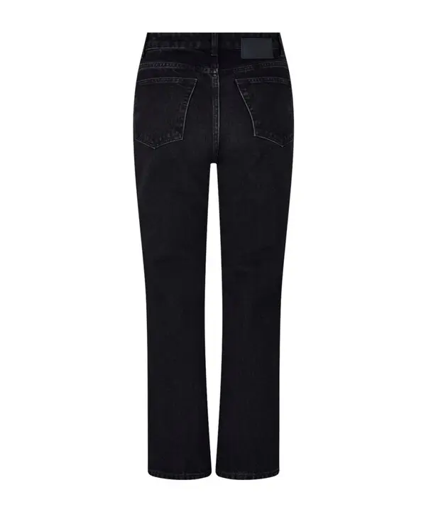 GANNI Betzy Cropped Straight Leg Jeans