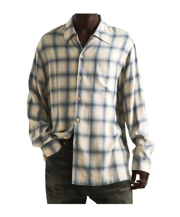 Our Legacy Printed Long-sleeve Shirt - Gray