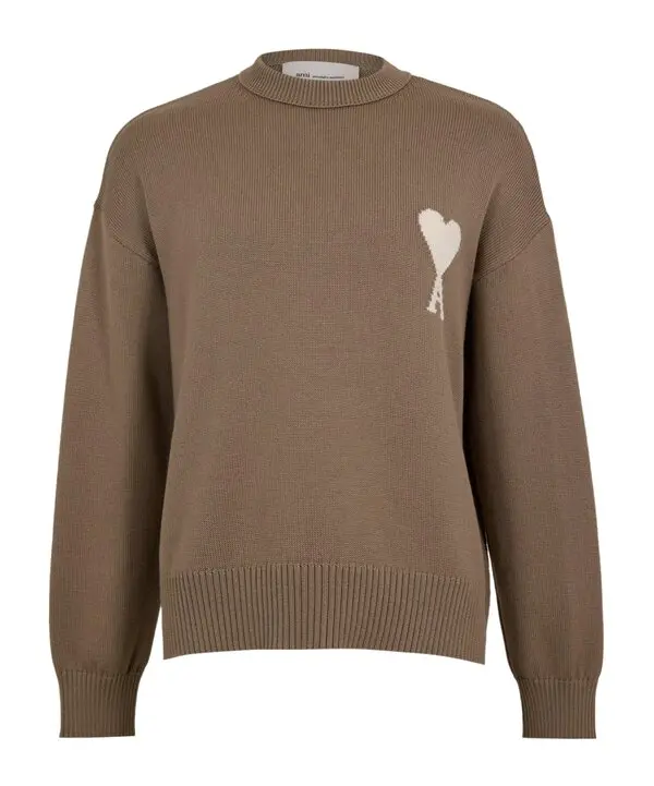 AMI Paris Comfortable Solid-color Sweatshirt