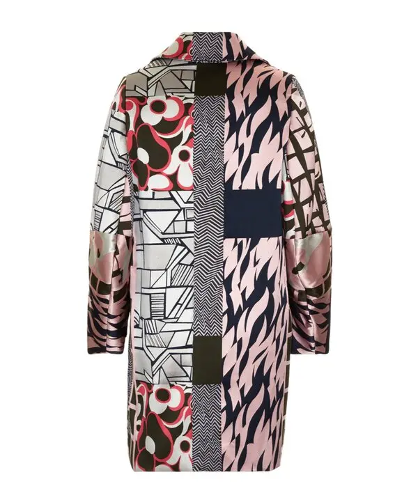 Emporio Armani Printed Hooded Coat