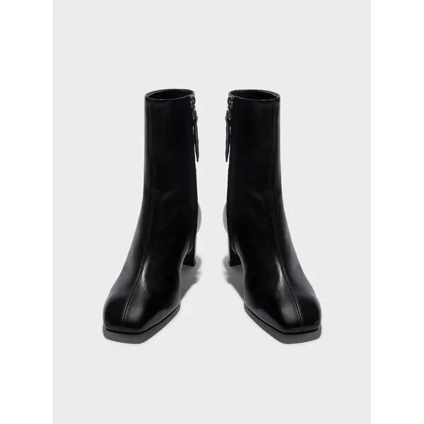 AeydĒ Millie Leather Ankle Boots
