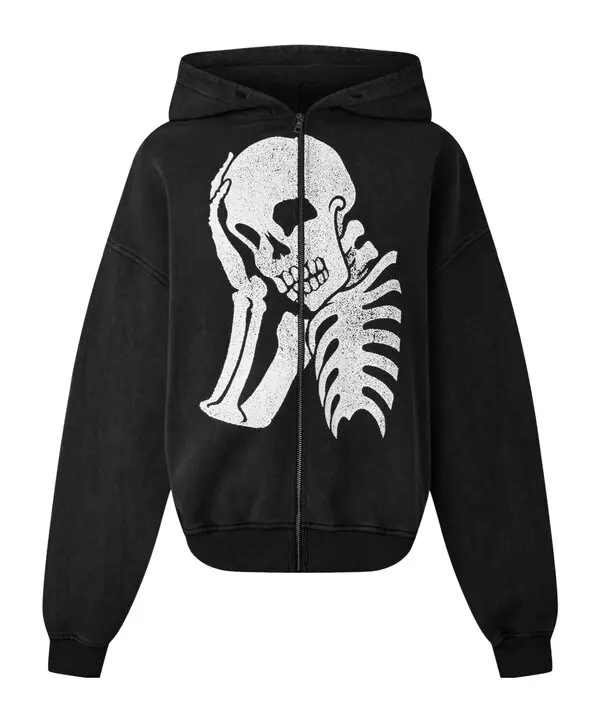 Palm Angels Zip-up Hoodie