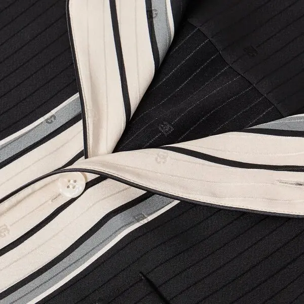 Dolce & Gabbana Vertical Striped Short Sleeve Shirt