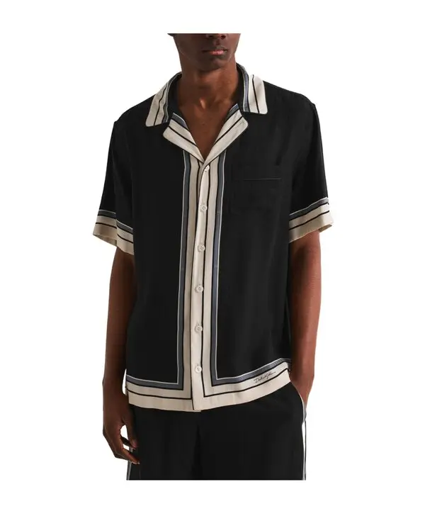 Dolce & Gabbana Vertical Striped Short Sleeve Shirt