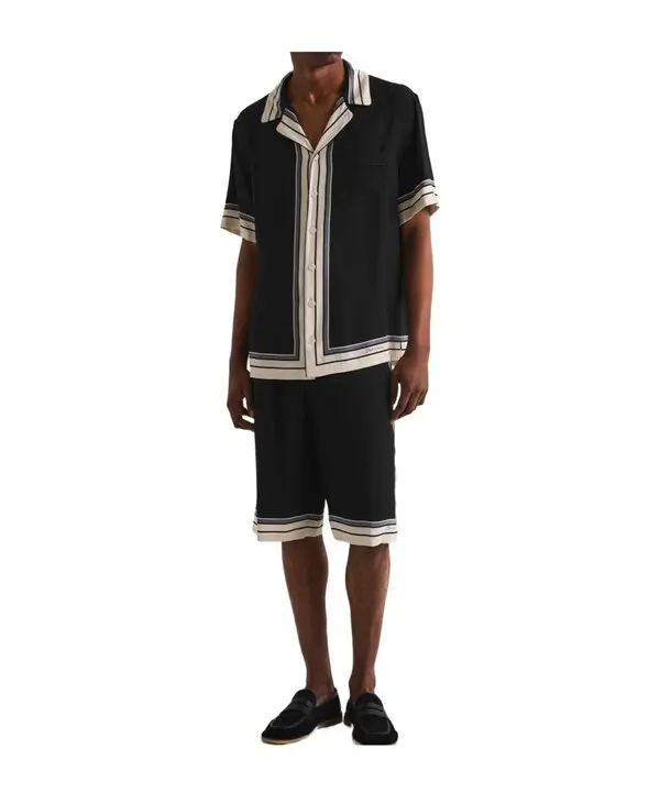 Dolce & Gabbana Vertical Striped Short Sleeve Shirt