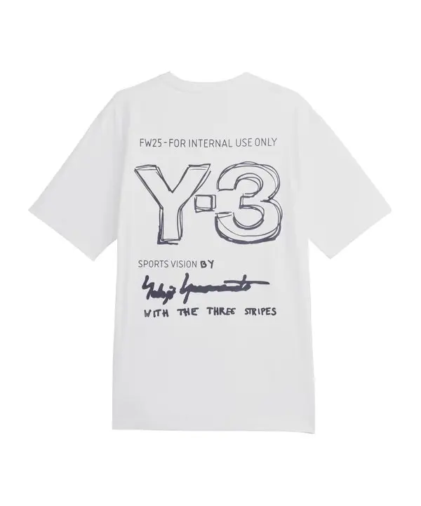 Y3 Short-sleeve Cotton T-shirt - No