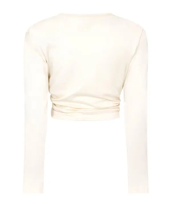 Magda Butrym Long-sleeve Knot Detail Shirt - White