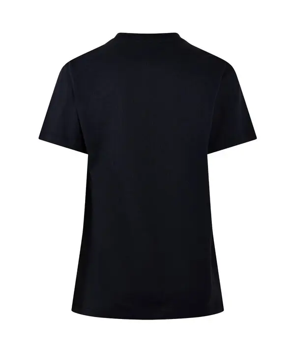GANNI Banana Print Round-neck Short-sleeve T-shirt - Black