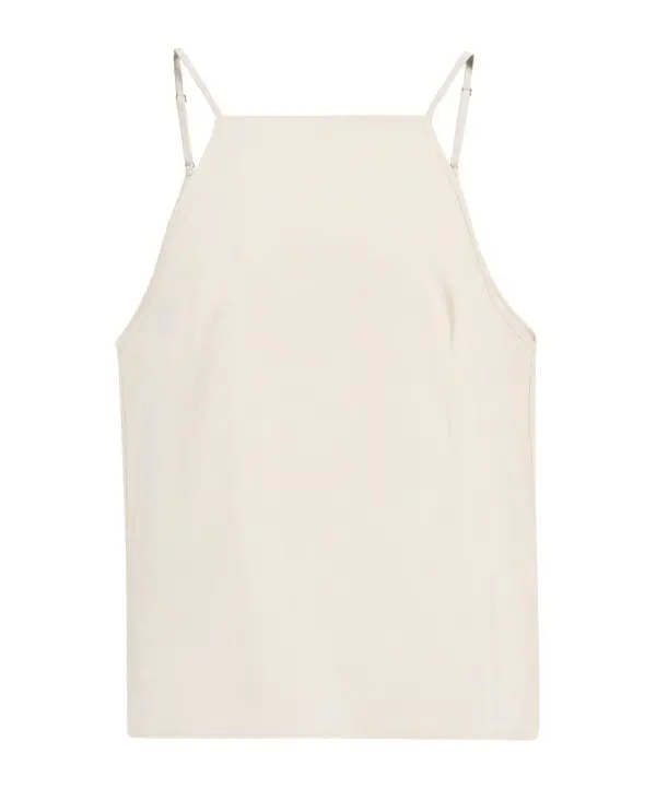 Barbour Spaghetti Strap Tank With Back Button Detail - Ivory