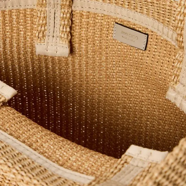 JIMMY CHOO Simple Straw Bag