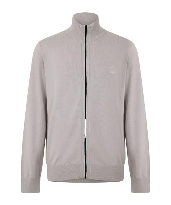 Hugo Boss Zip-up Knit Cardigan