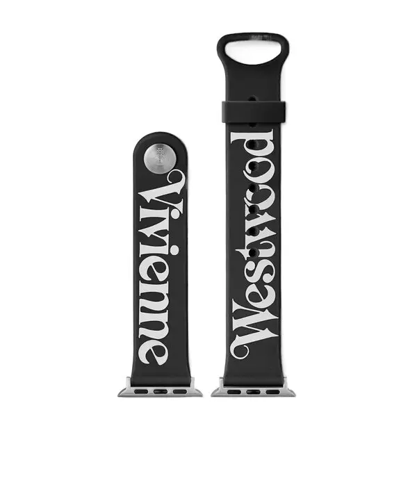 VIVIENNE WESTWOOD Logo Watch Straps - Black