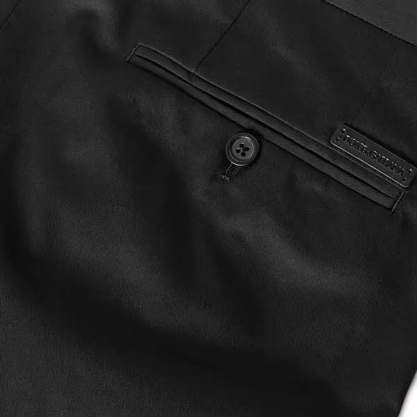 Dolce & Gabbana Draped Suit Shorts With Button Waist