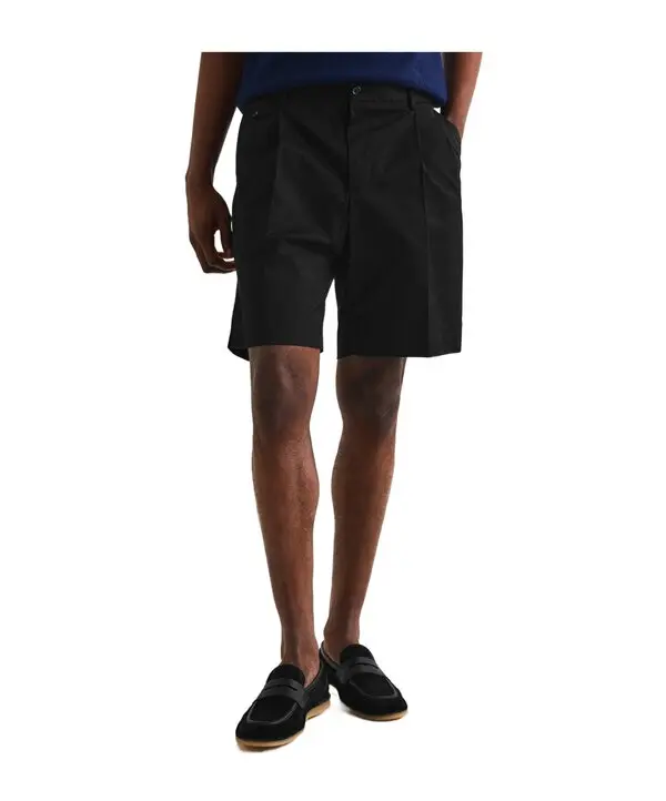 Dolce & Gabbana Draped Suit Shorts With Button Waist