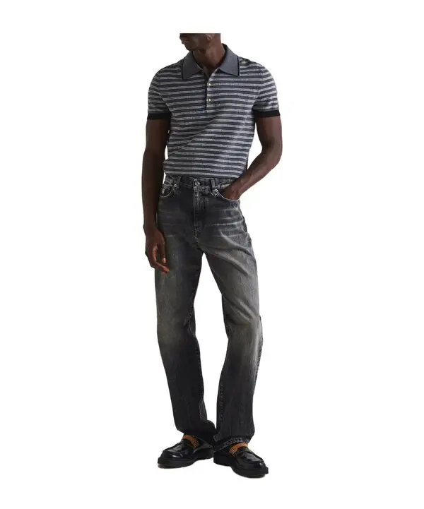 Versace Striped Polo Shirt
