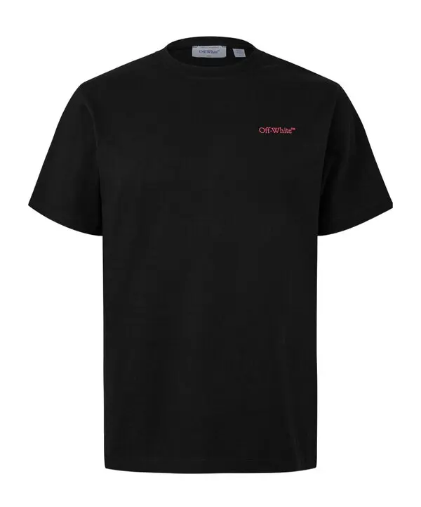 Off-White Crew Neck Short Sleeve T-shirt - Black
