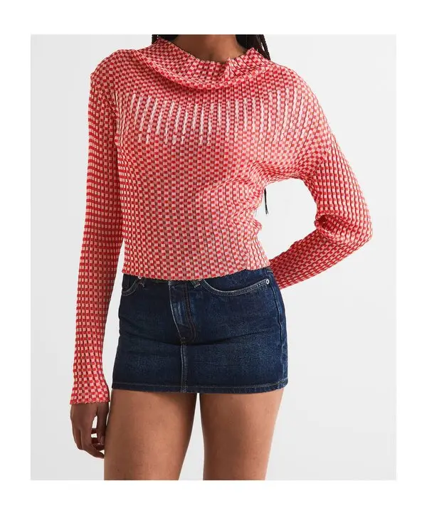 JEAN PAUL GAULTIER Long Sleeve Plaid T-shirt