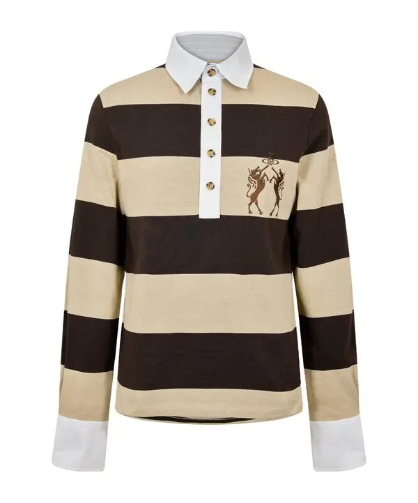 VIVIENNE WESTWOOD Classic Collar Polo Shirt - Black