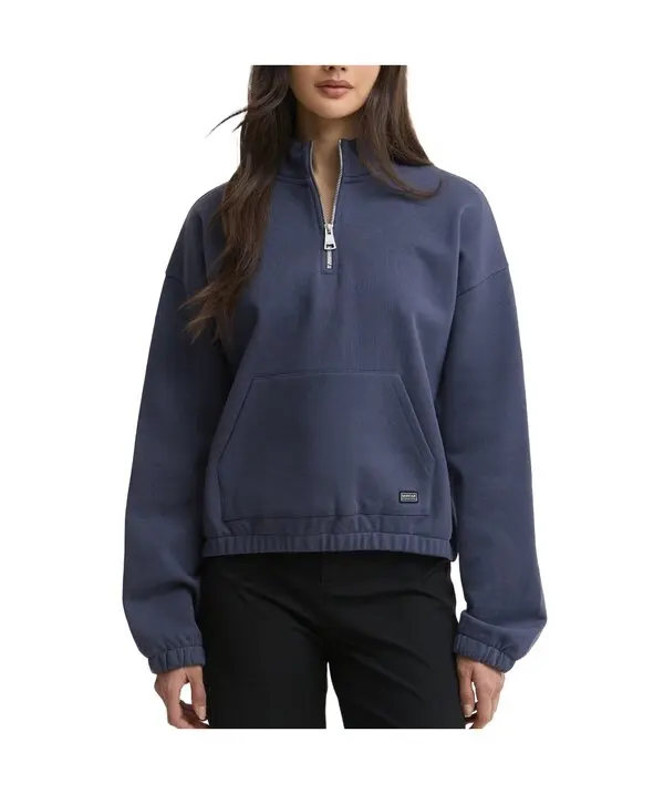 Barbour International Quarter Zip Fleece Sweater