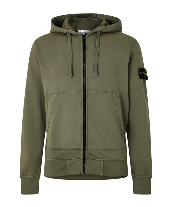 Stone Island Zip-up Hooded Jacket