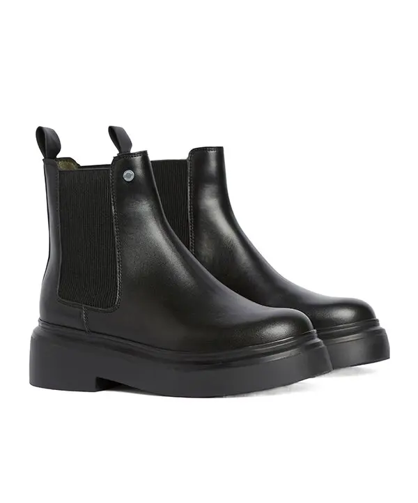 Barbour Solid Color Ankle Boots