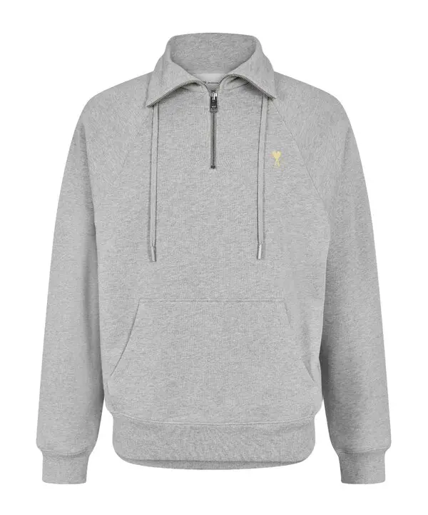 AMI Paris 1/4 Zip Fleece