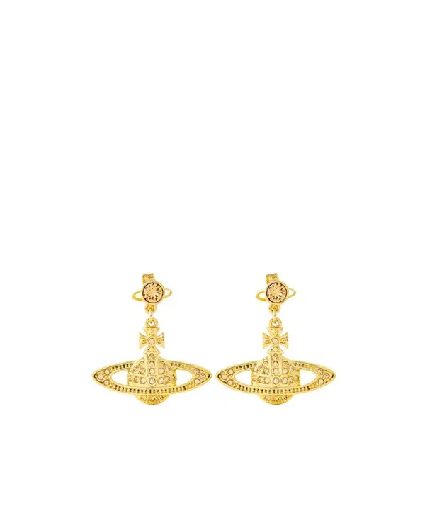 VIVIENNE WESTWOOD Mini Relief Drop Earrings - Yellow