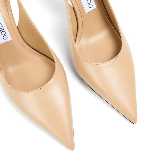 JIMMY CHOO Slingback Pumps - Nude