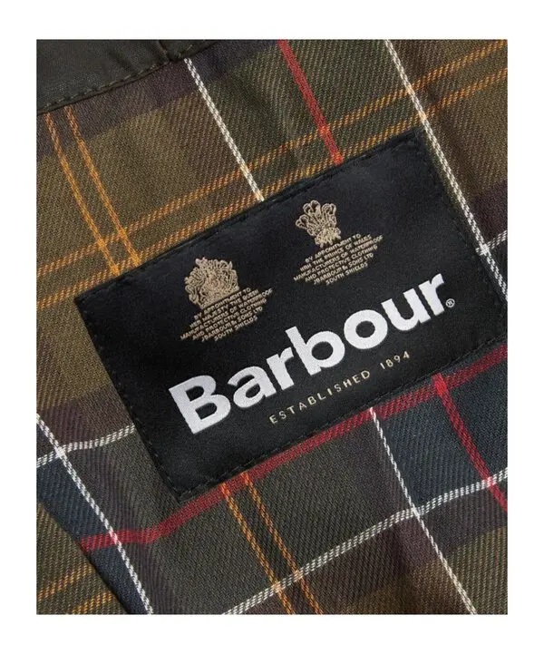 Barbour Sylkoil Waxed Cotton Hood
