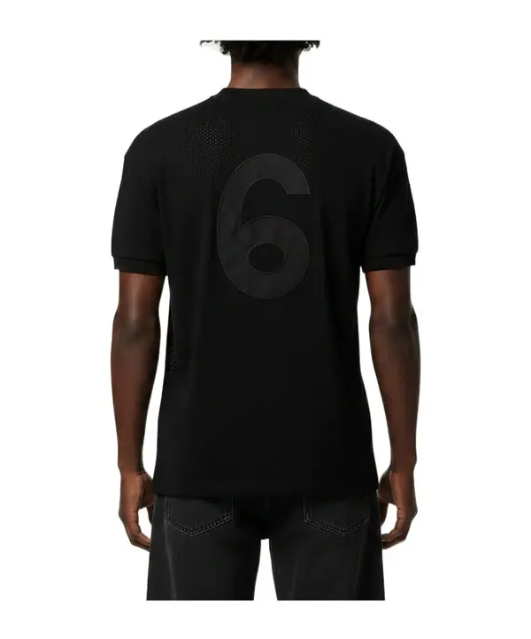 Off-White Short Sleeve Crewneck T-shirt With Embossed Motifs