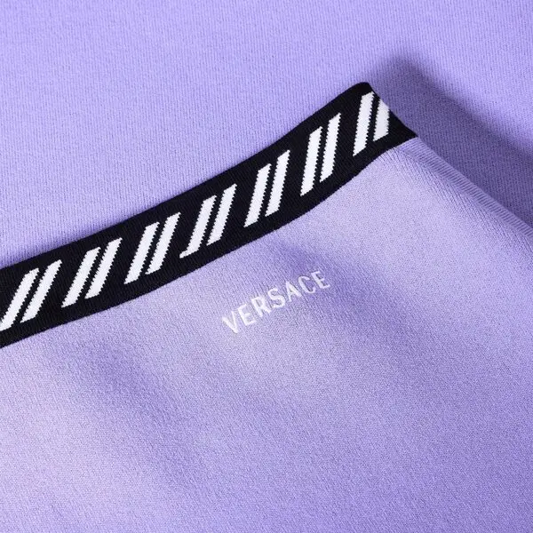 Versace Ribbed Knit Mini Pencil Skirt