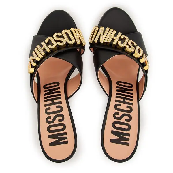 Moschino High-heeled Slippers