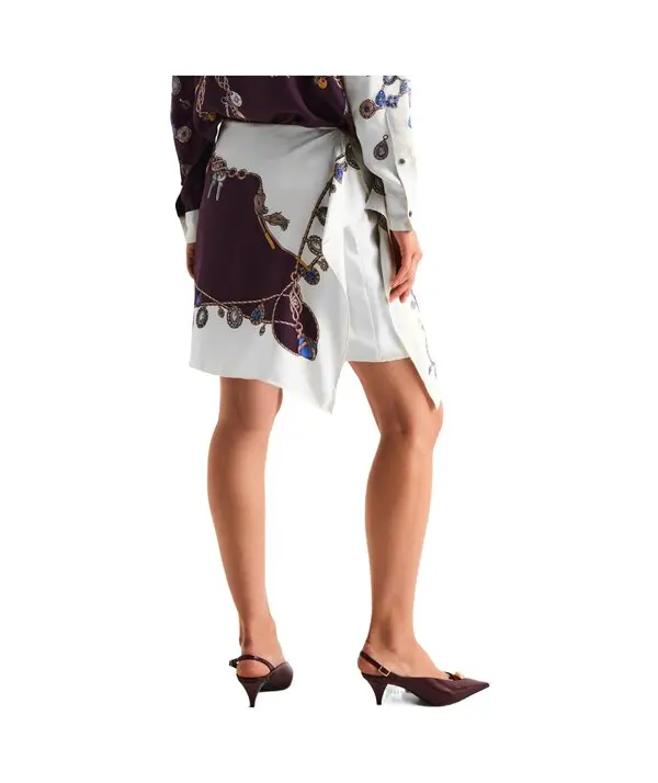 Versace Short Skirt Printed