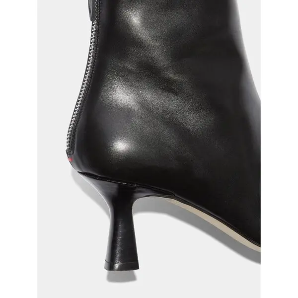 AeydĒ Solid Color Ankle Heeled Boots