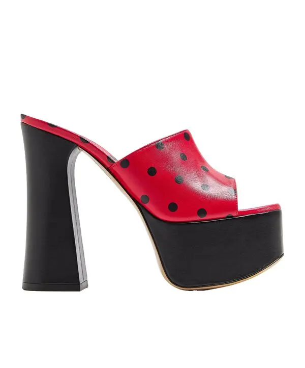 Moschino Simple High Heels - Red
