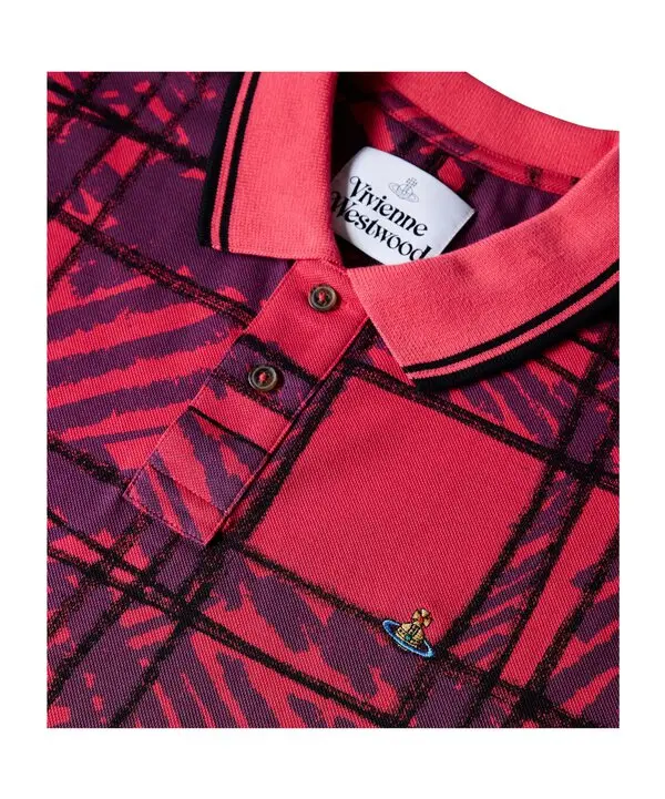 VIVIENNE WESTWOOD Printed Short-sleeve Polo Shirt
