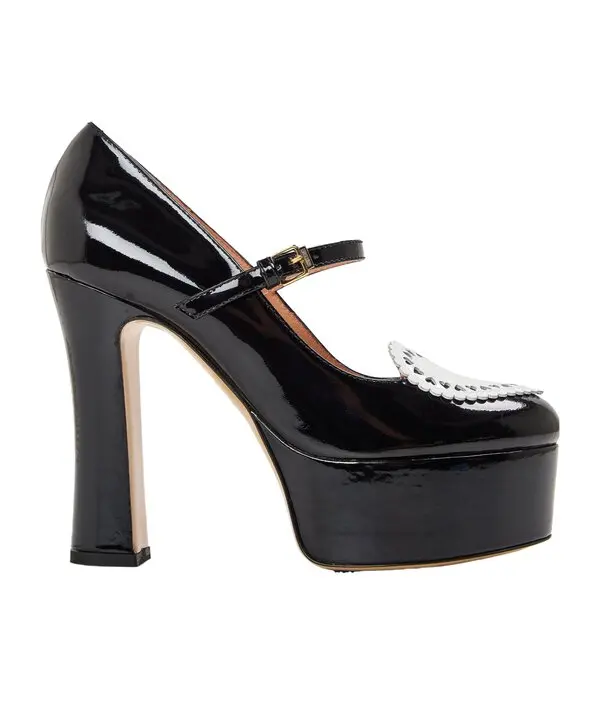 Moschino Thick-soled High Heels - Black