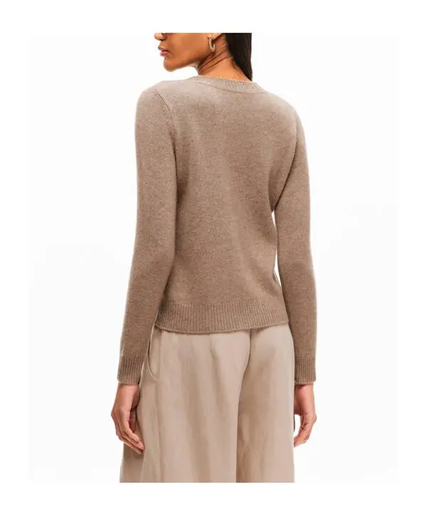 Max Mara Animal Print Crew Neck Sweater