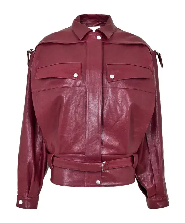 Magda Butrym Versatile Minimalist Premium Leather Jacket
