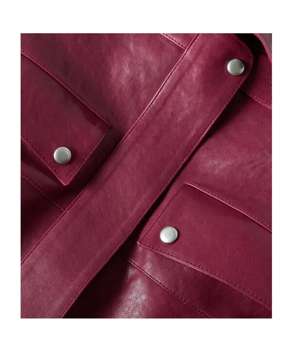 Magda Butrym Versatile Minimalist Premium Leather Jacket
