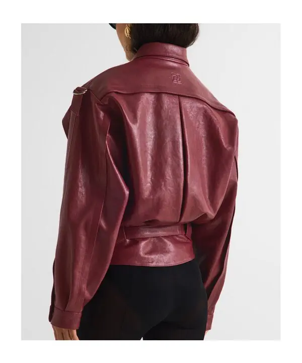 Magda Butrym Versatile Minimalist Premium Leather Jacket