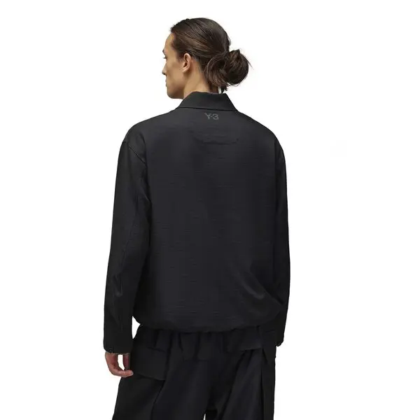 Y3 Cropped Collared Overshirt Jacket
