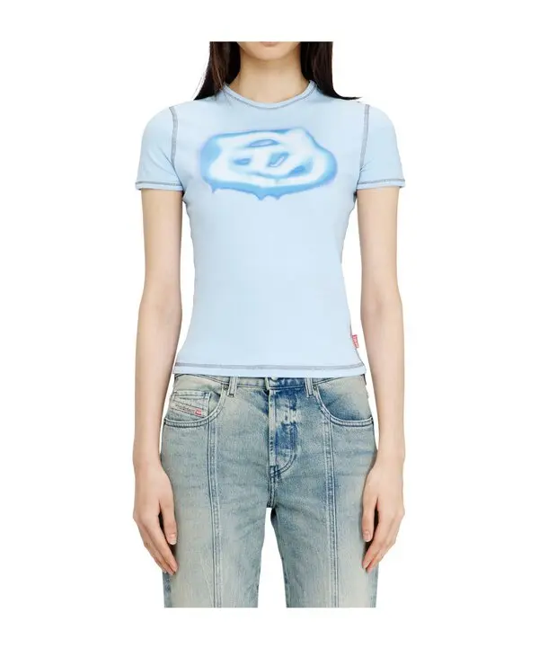 DIESEL® Fitted Cropped T-shirt