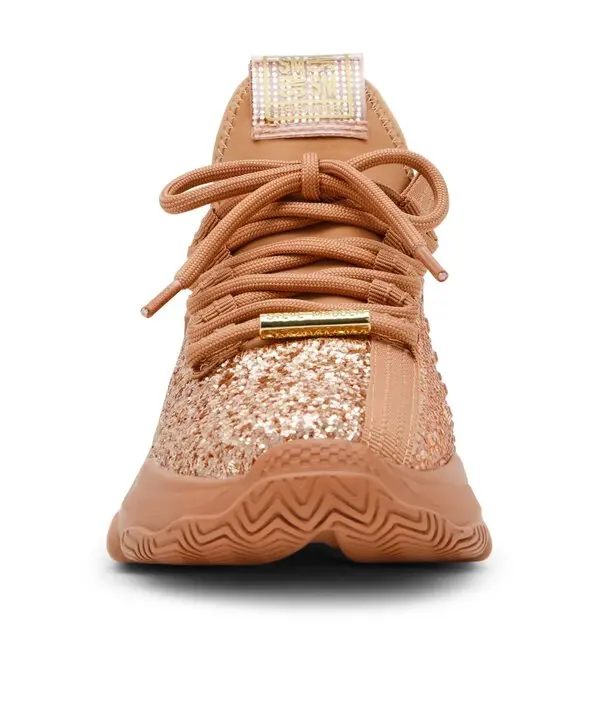 Steve Madden Rhinestone Embellished Chunky Sole Sneakers